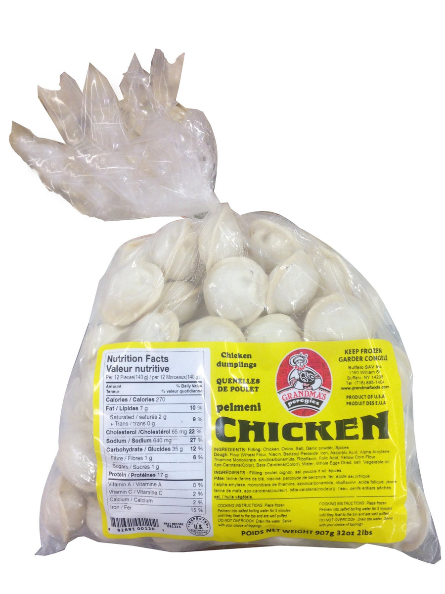 GRANDMAS "SIBERIAN" / "CHICKEN"/ "BEEF" PELMENI , 2lbs. – Tasty Deli