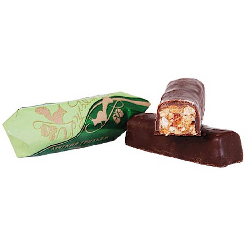Chocolate sweets "Grilyazh" soft roasted nuts, 100g. – Tasty Deli