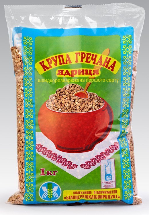 Whole Grain Buckwheat "BILOTSERKIV.",Ukraine, 9pcs/cs, 1kg. – Tasty Deli