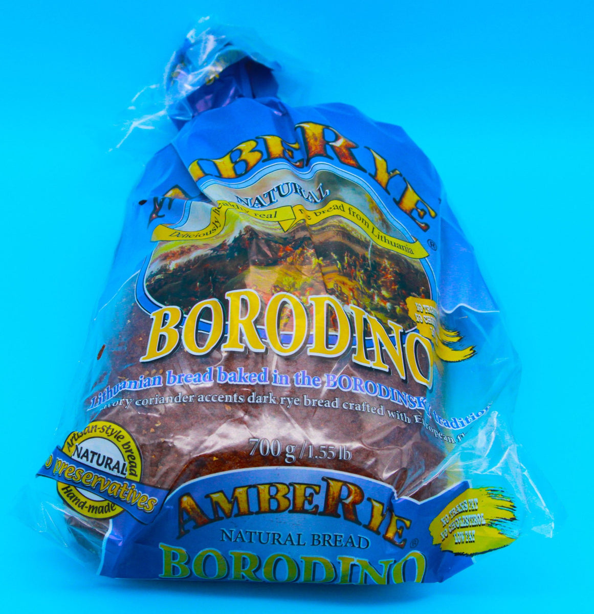 Rye Bread "Borodinskiy", Lithuania, 700g – Tasty Deli